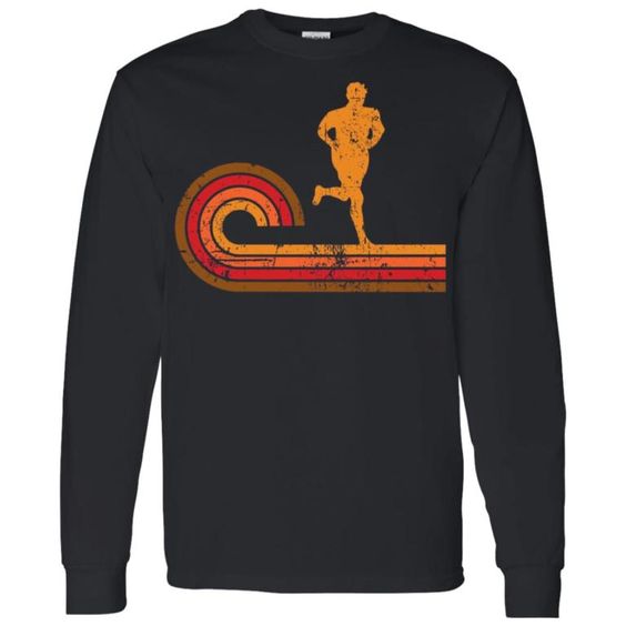Retro Style Runner Sweatshirt EL01
